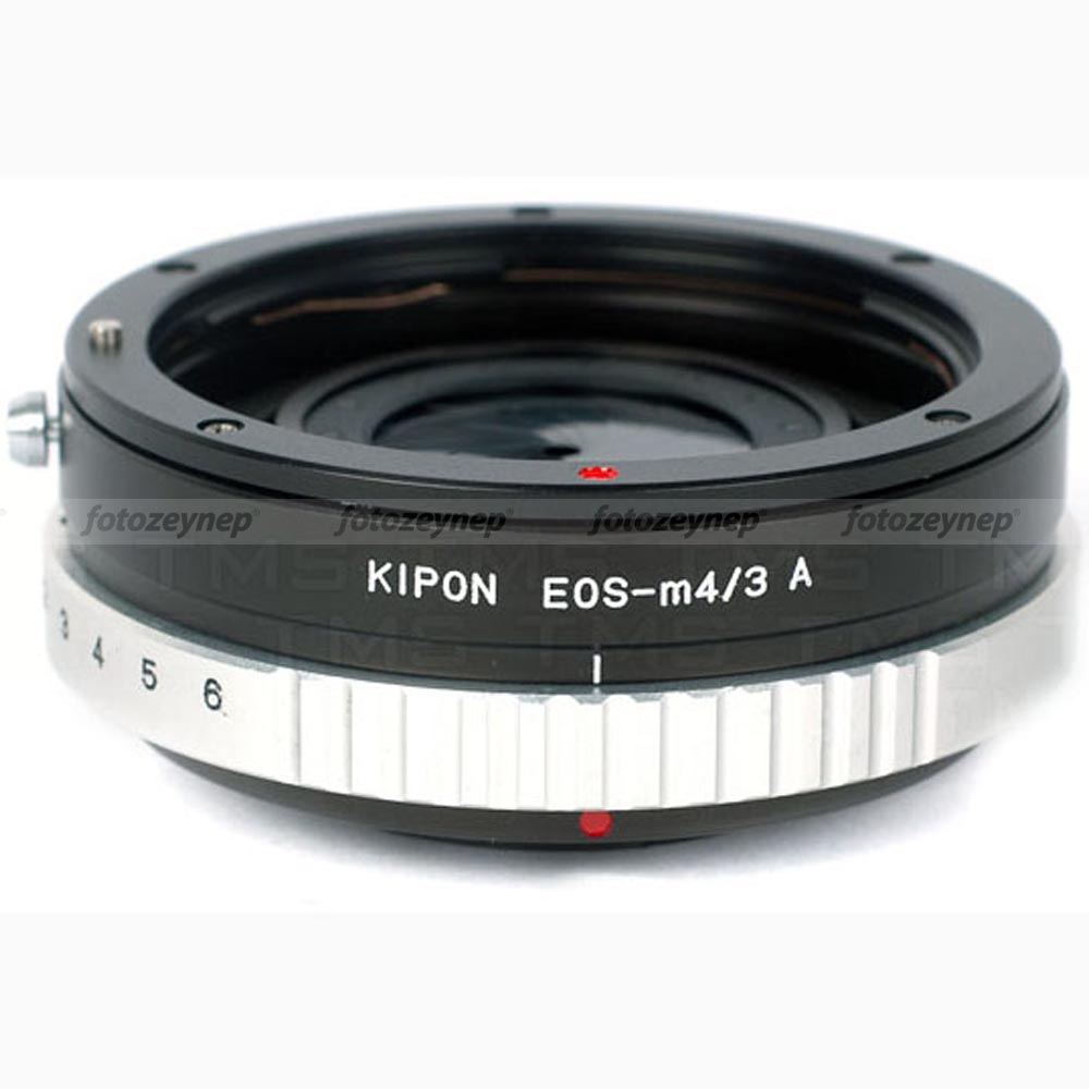 Kipon EOS-M 4/3 Canon Lensi m4/3 Gövdeye takmak için Diyafram ...