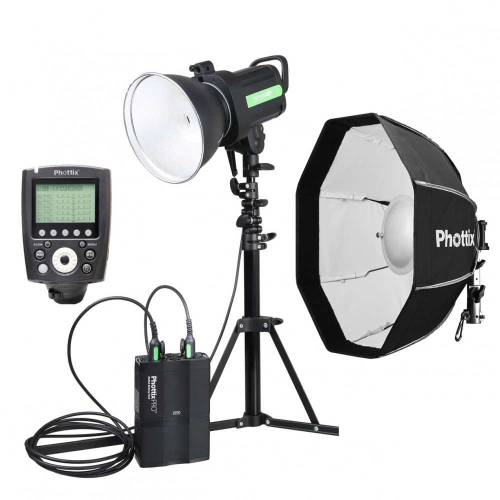 Phottix Indra500 TTL Akülü Paraflaş Kit (Canon)
